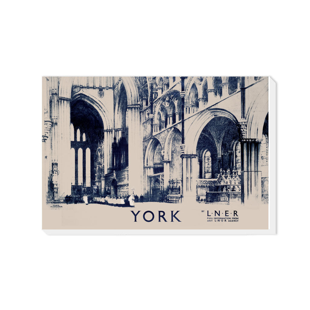 York by LNER - Canvas – Railway Posters