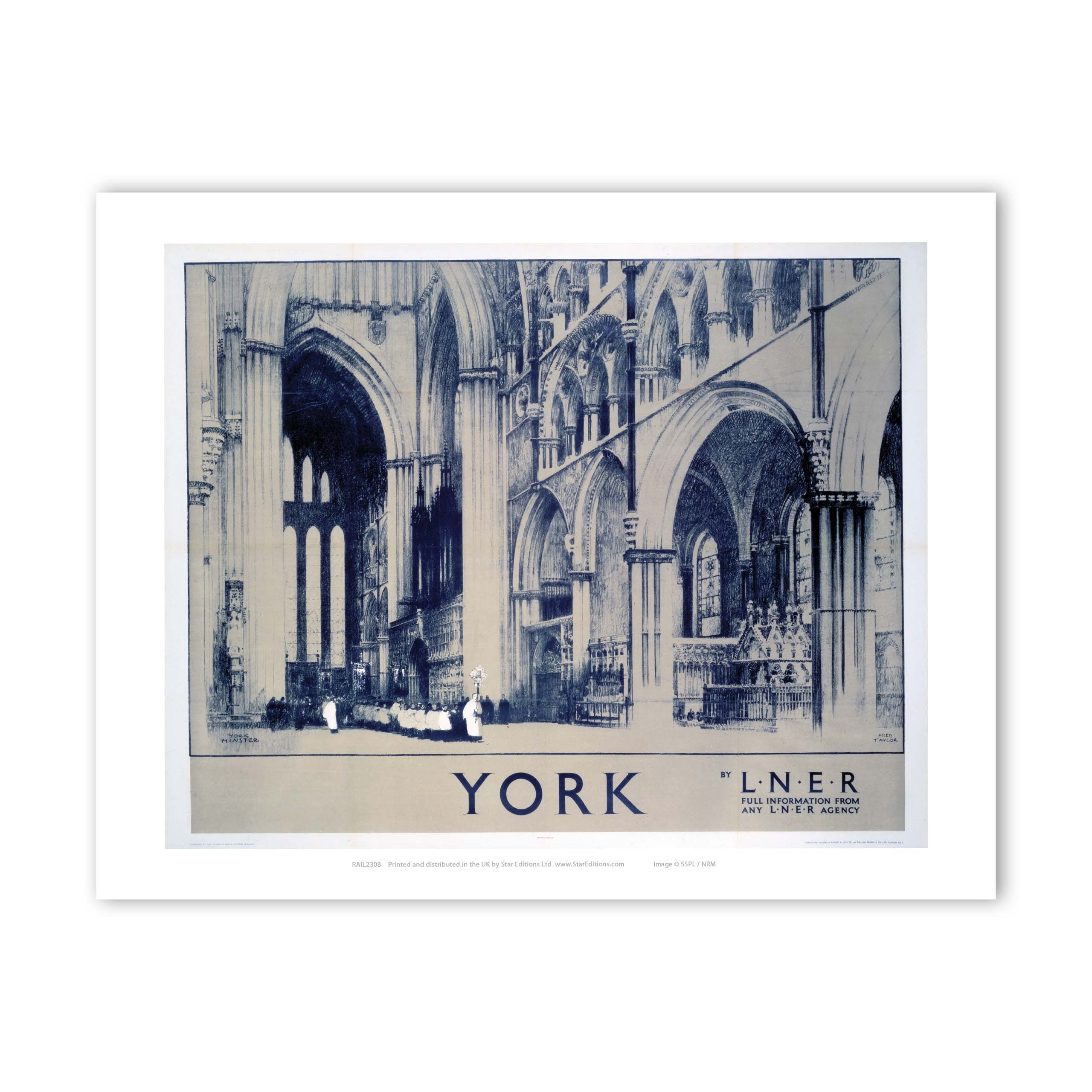 York by LNER Art Print – Railway Posters