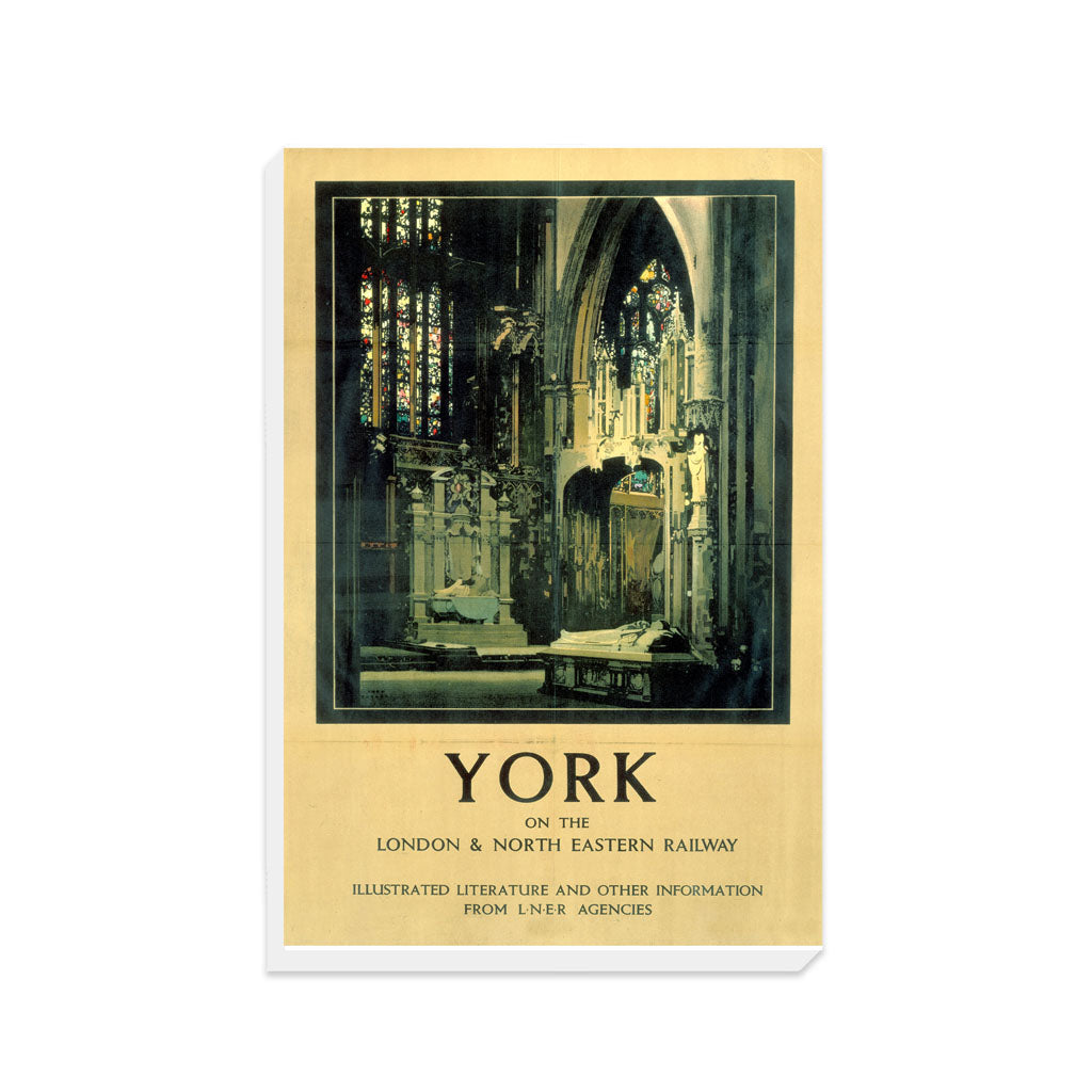 York Minster on the LNER - Canvas – Railway Posters