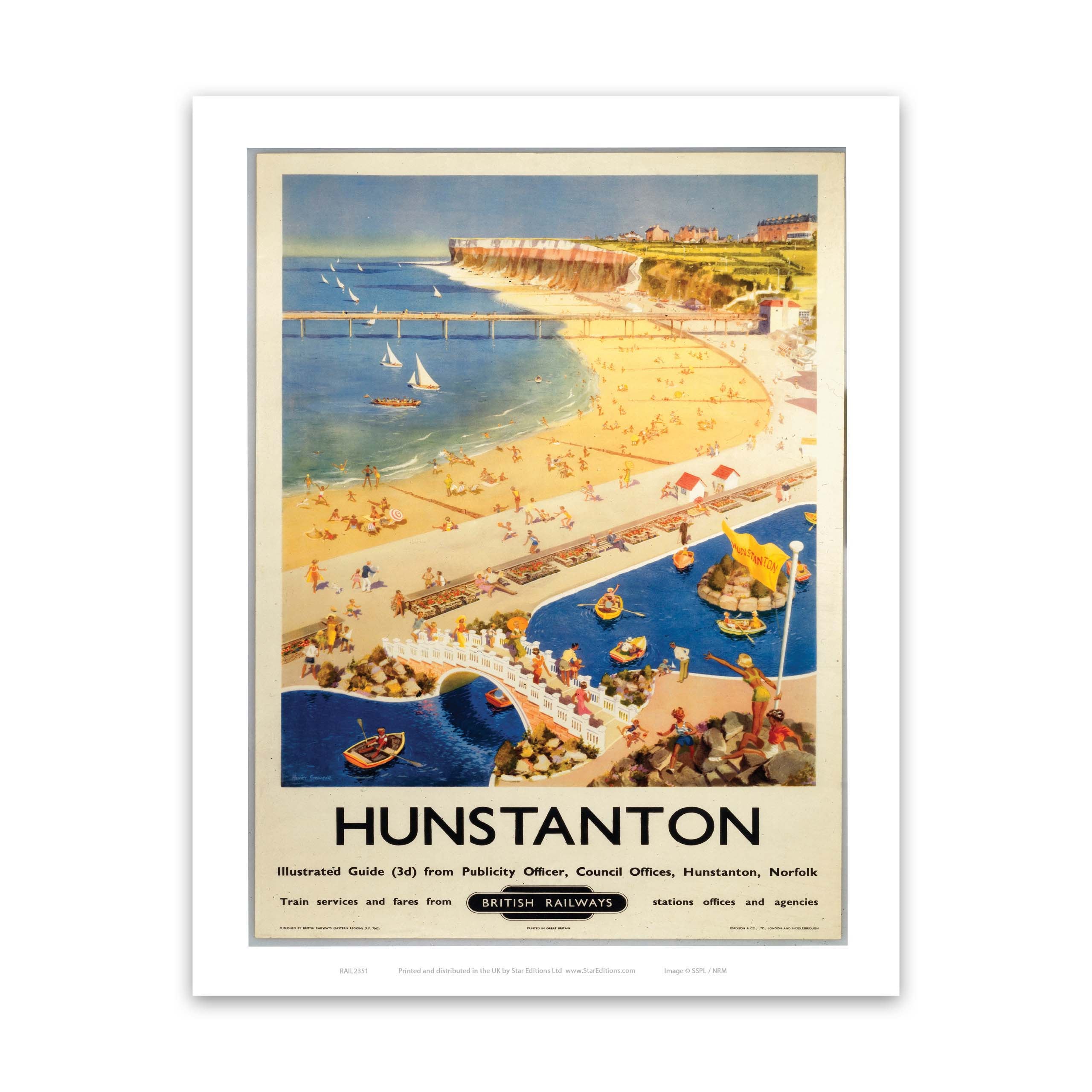 Hunstanton British Railways Art Print – Railway Posters