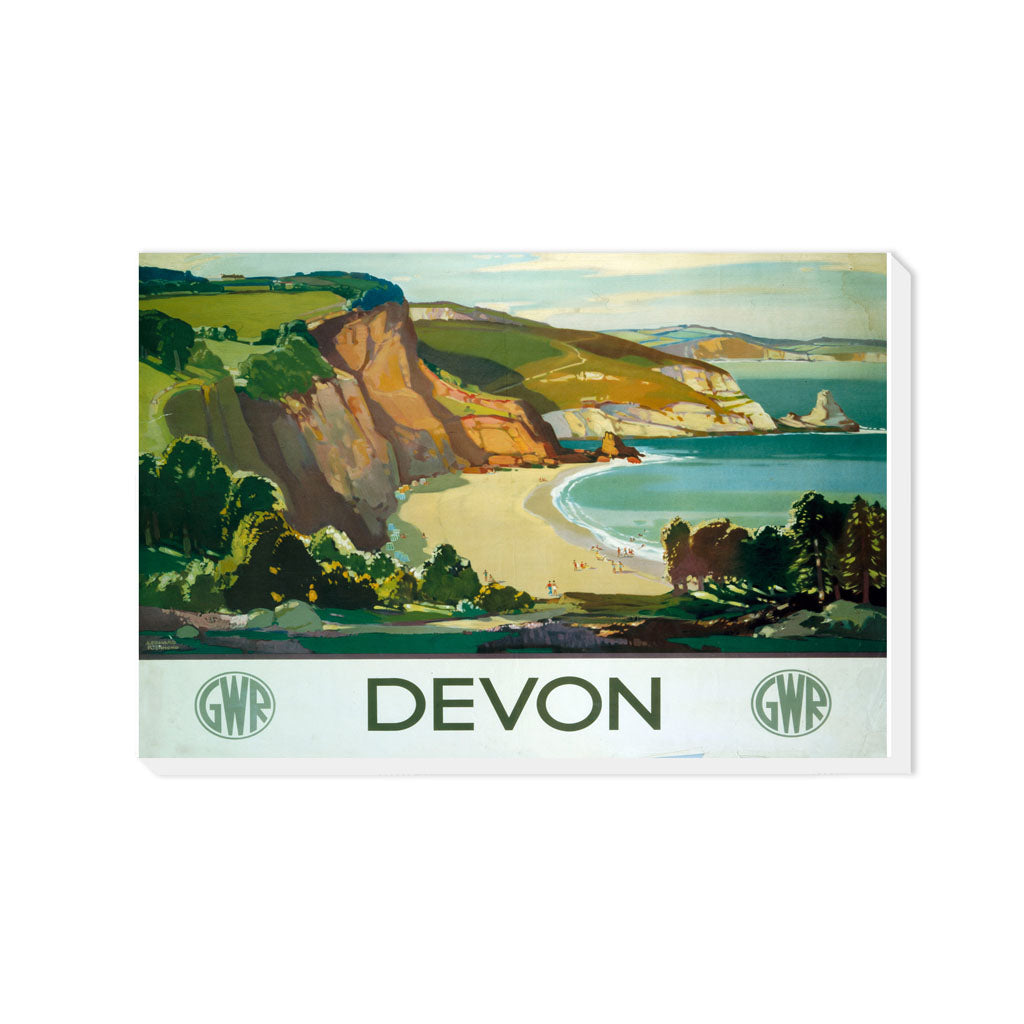 Devon GWR - Canvas – Railway Posters