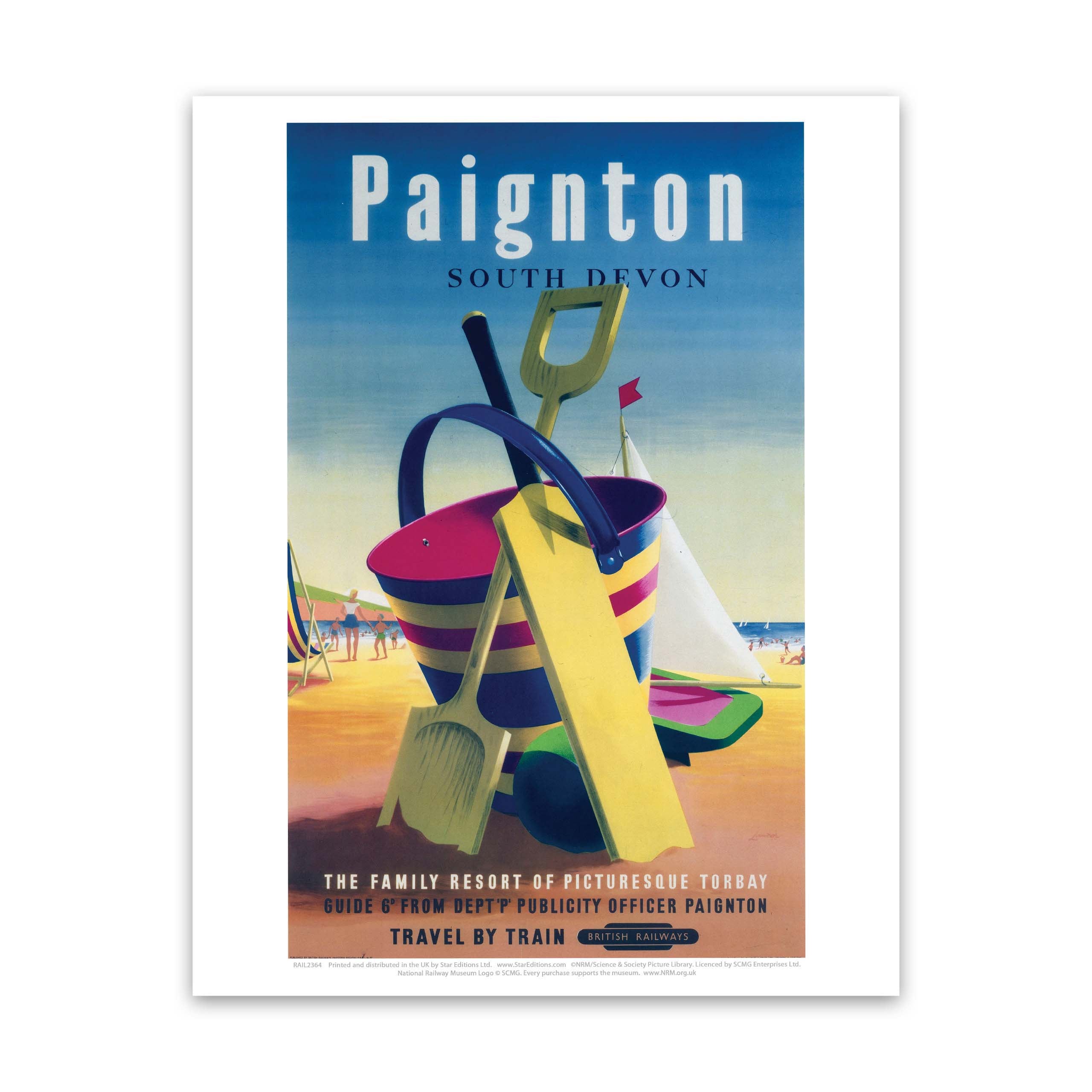 Paignton South Devon Torbay Art Print – Railway Posters
