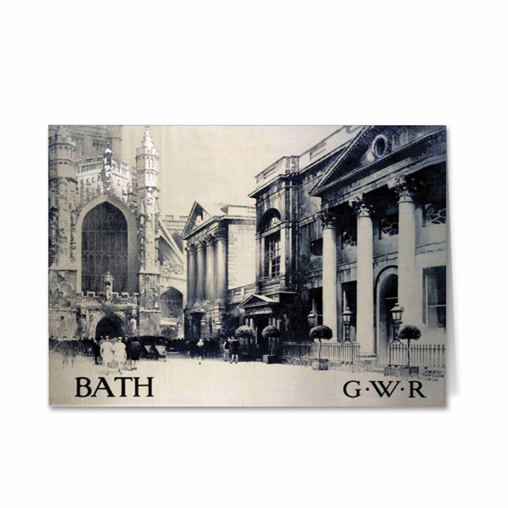Bath, Historic GWR Greeting Card – Railway Posters