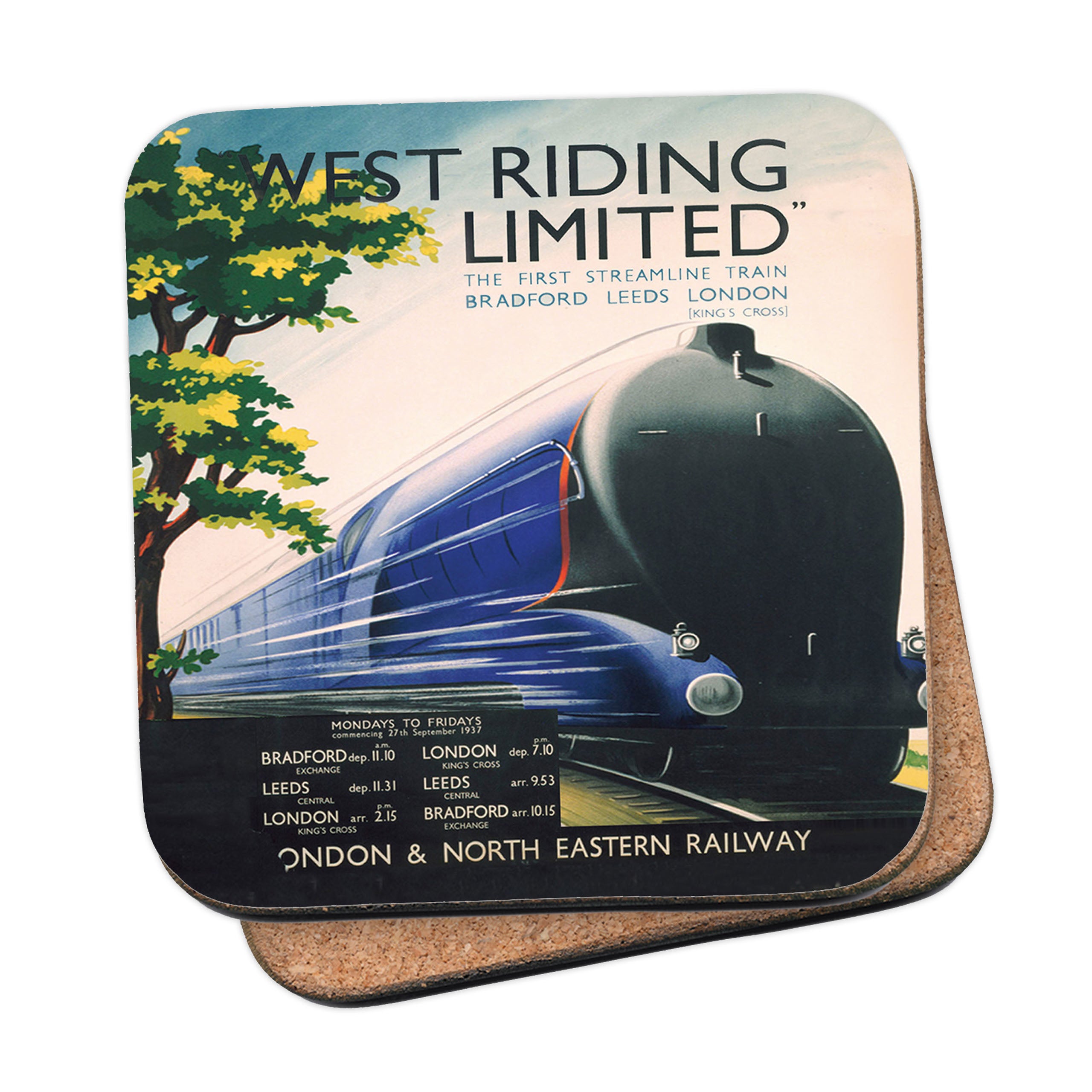 West Riding Limited - Leeds, Bradford, London Coaster – Railway Posters