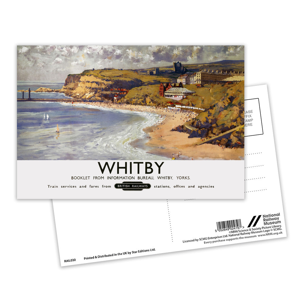 Whitby - British Railways Postcard Pack of 8 – Railway Posters