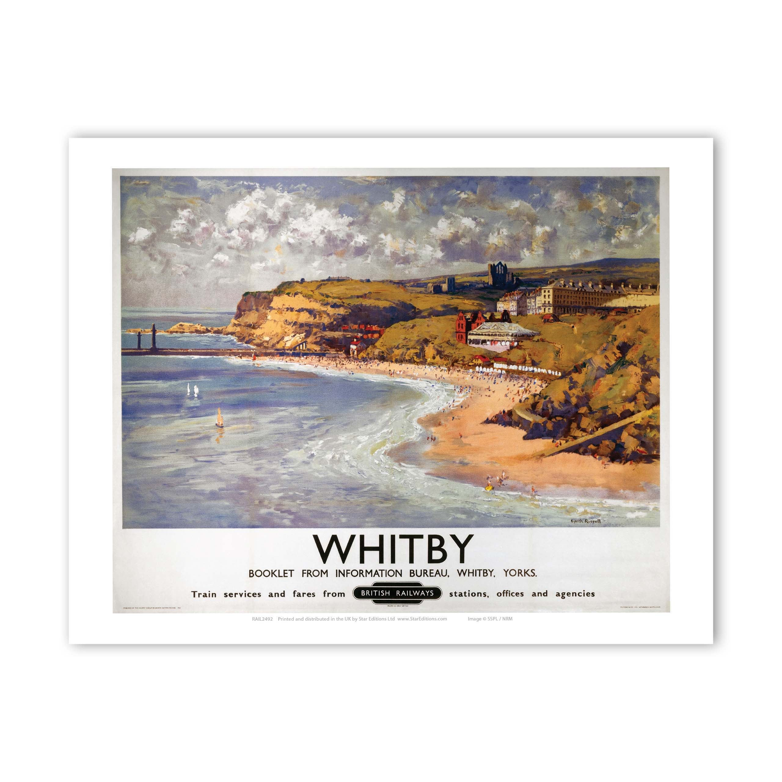 Whitby - British Railways Art Print – Railway Posters