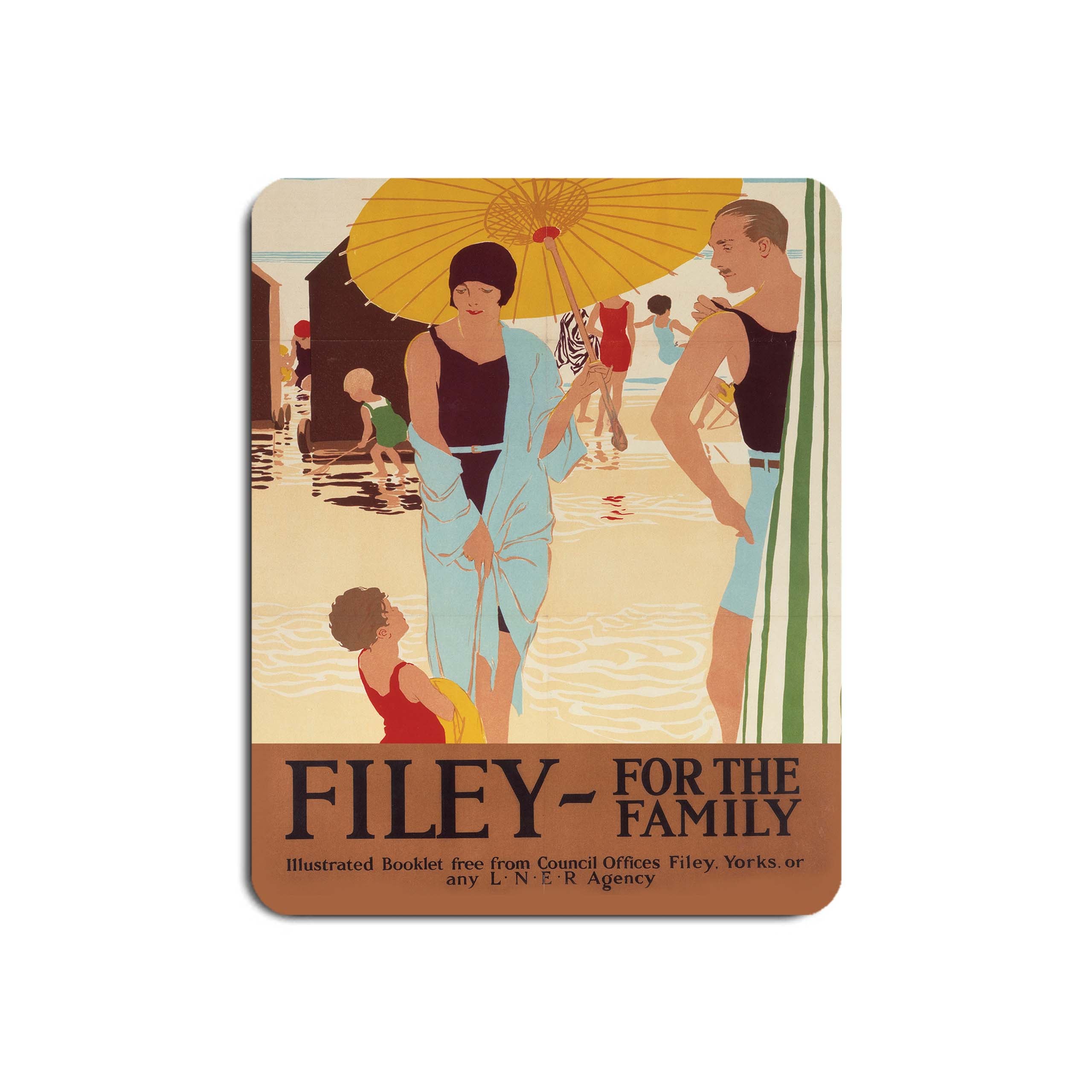 Filey for the Family LNER - Mouse Mat – Railway Posters