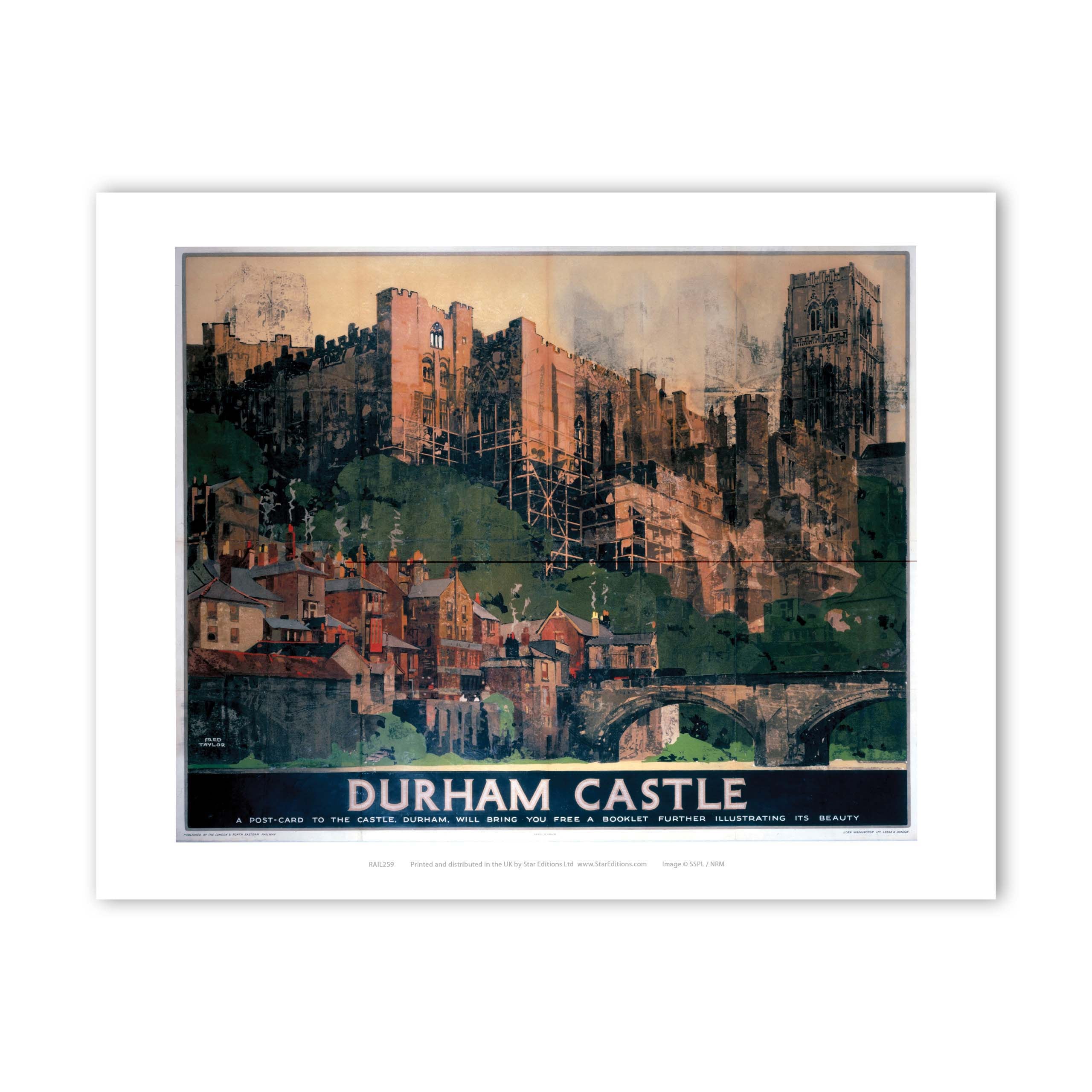 Durham Castle Art Print – Railway Posters