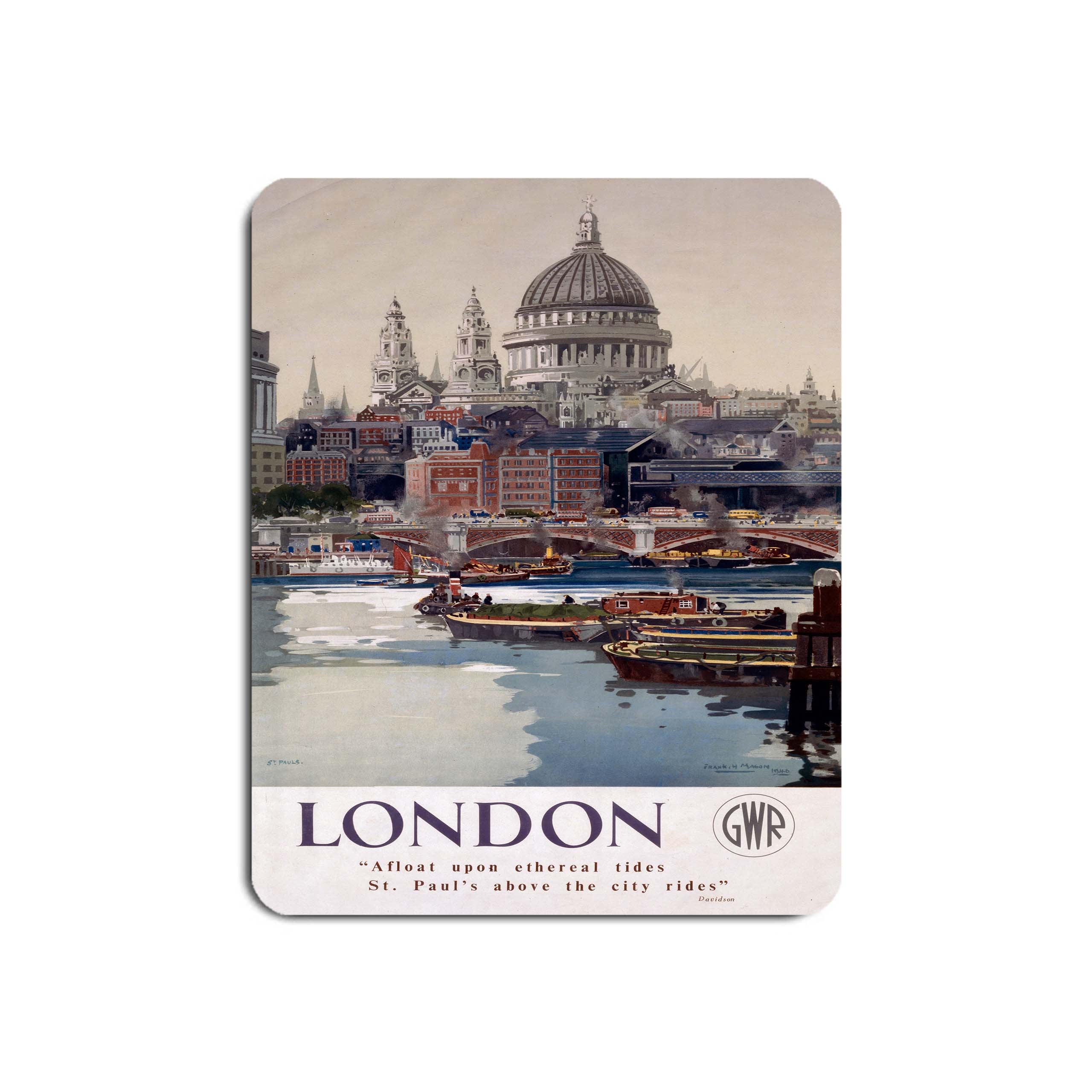 London - Mouse Mat – Railway Posters