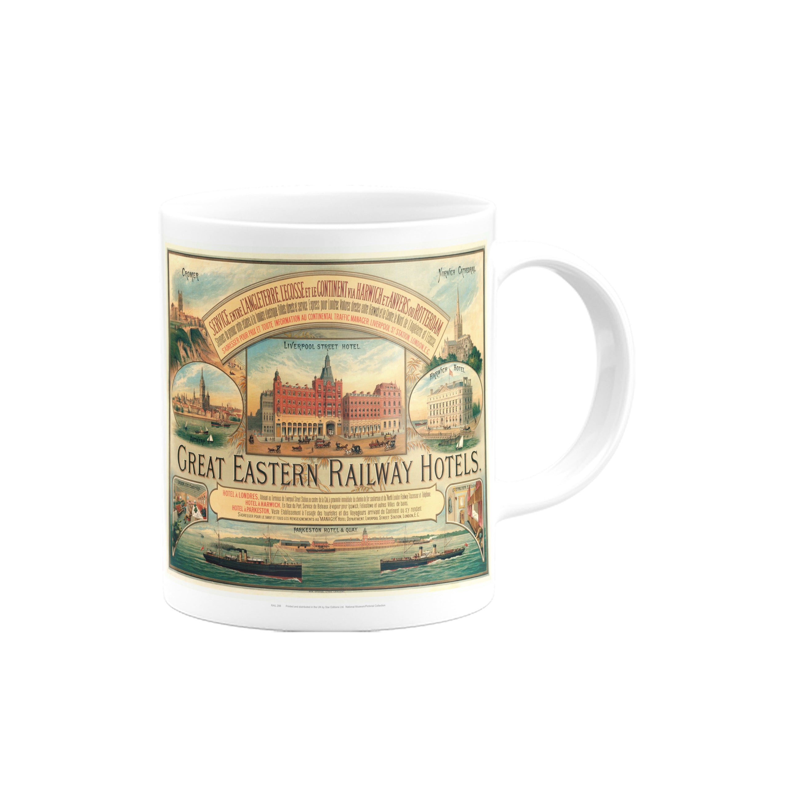 Great Eastern Railway Hotels Mug – Railway Posters