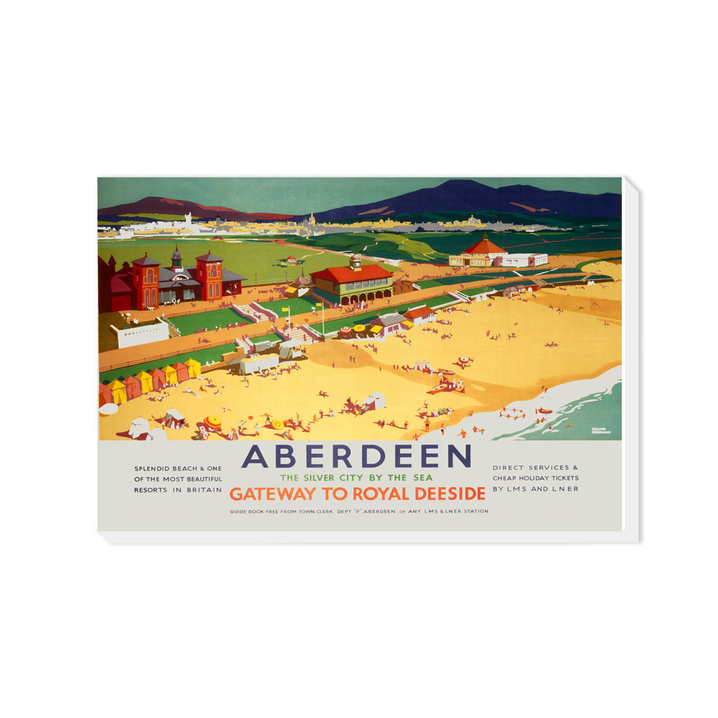 Aberdeen, Silver City by the Sea - Canvas – Railway Posters