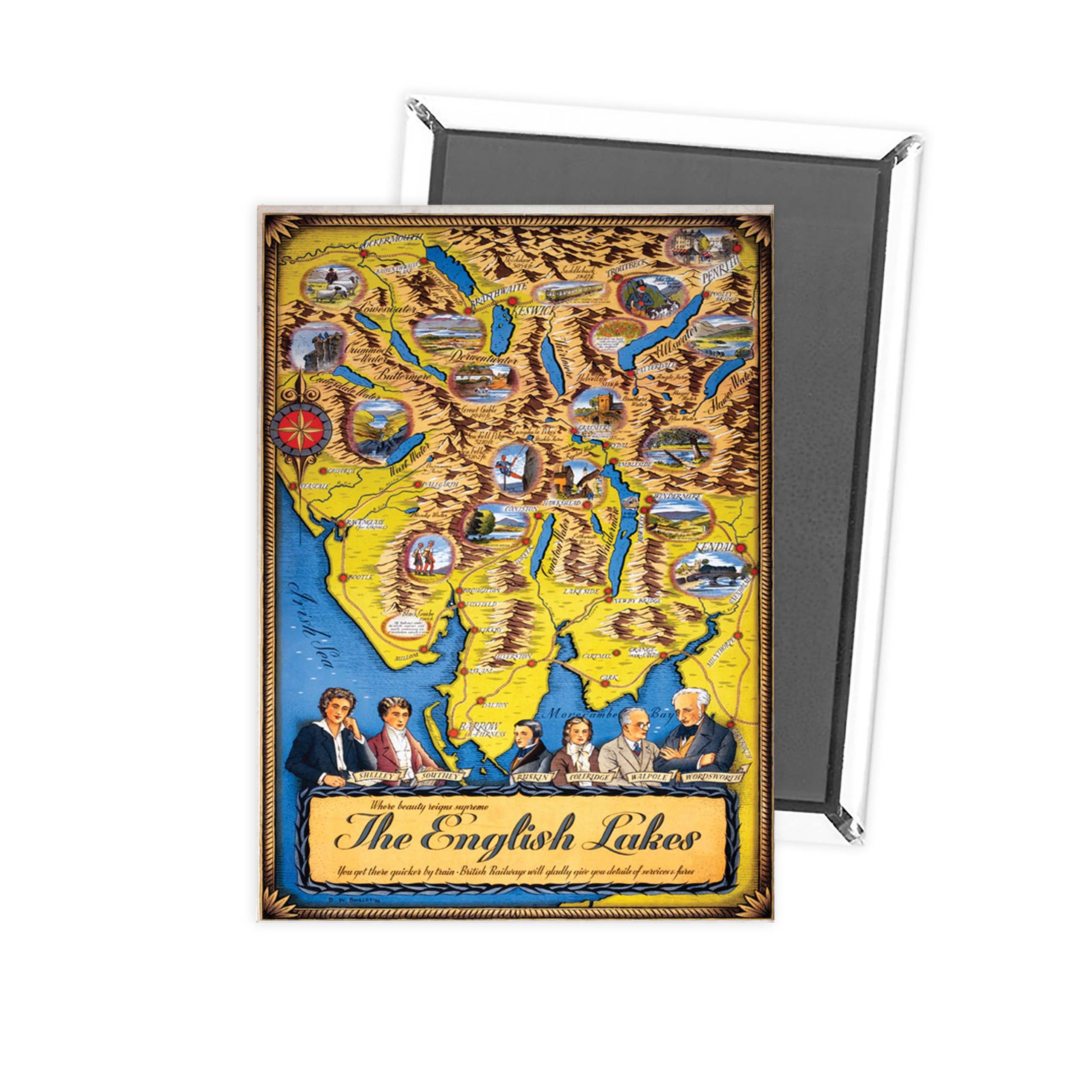 The English Lakes Magnet – Railway Posters