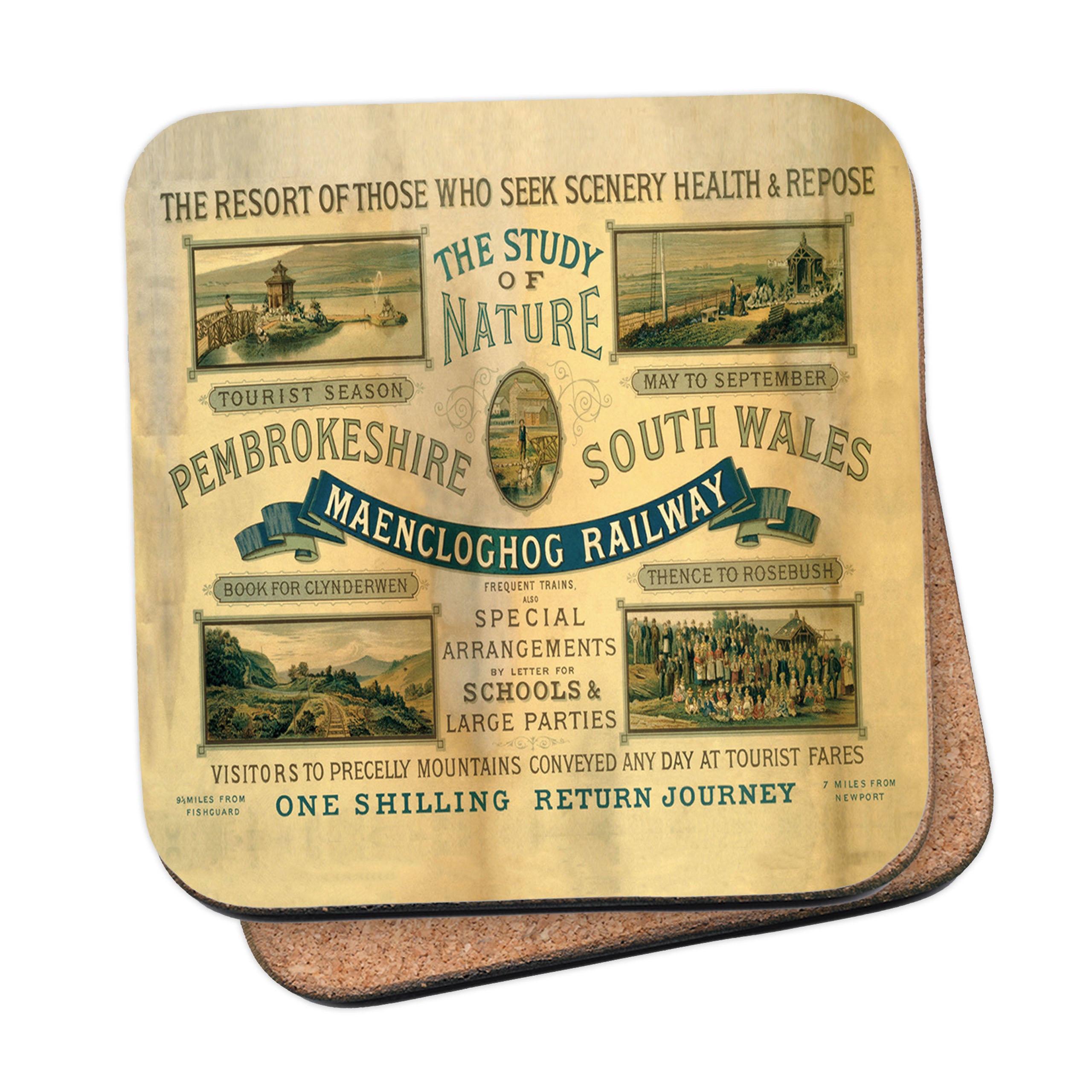 Pembrokeshire South Wales - Maenclochog Railway Coaster – Railway Posters