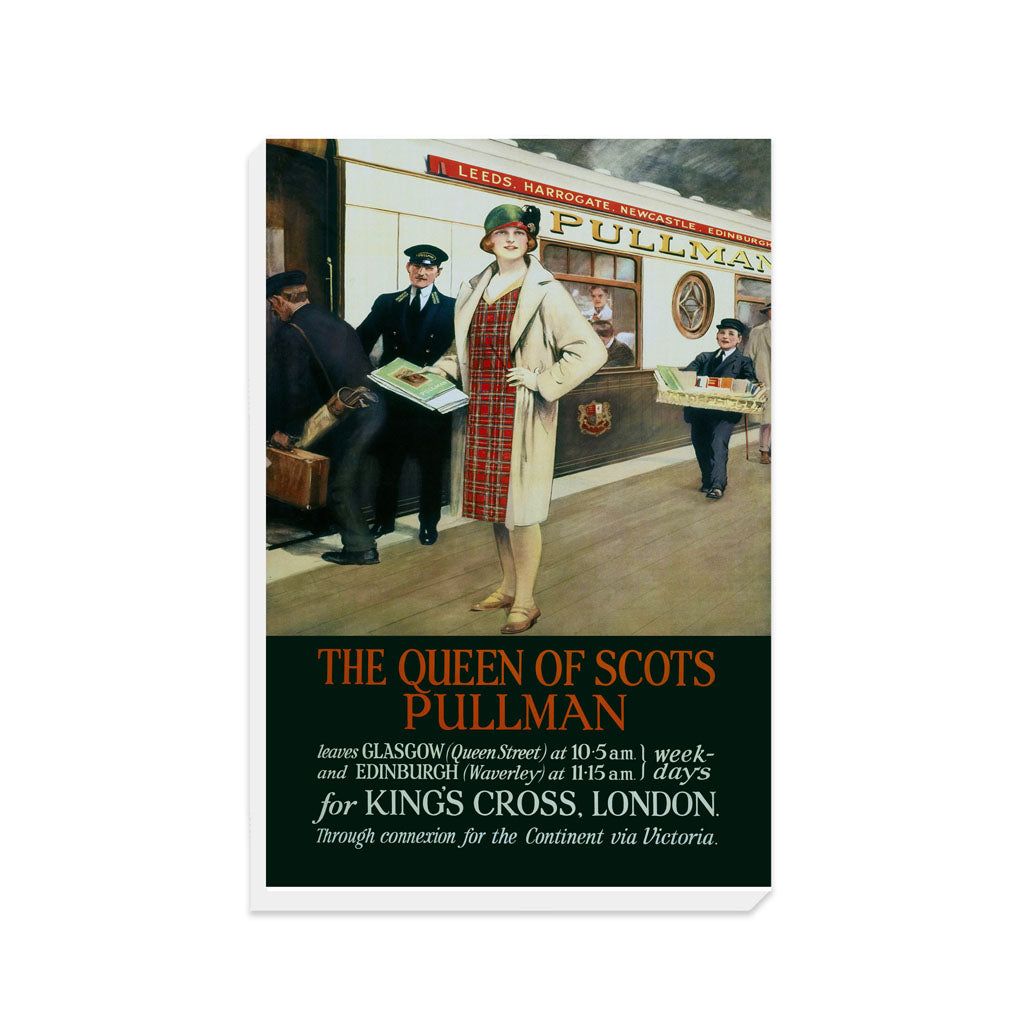 The Queen Of Scots Pullman - To Kings Cross Station - Canvas – Railway ...