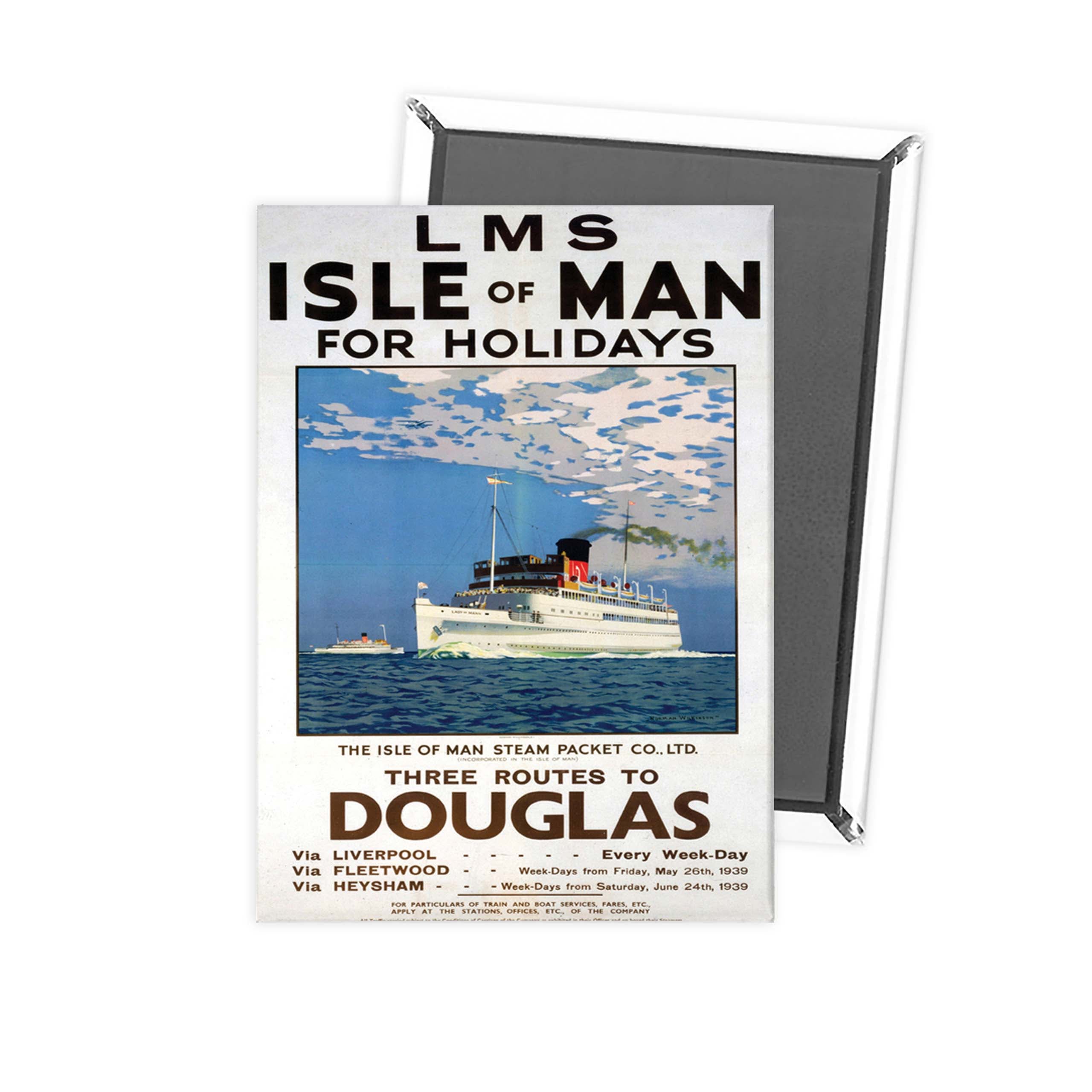 Isle Of Man For Holidays - Steam Packet, Routes to Douglas Magnet ...