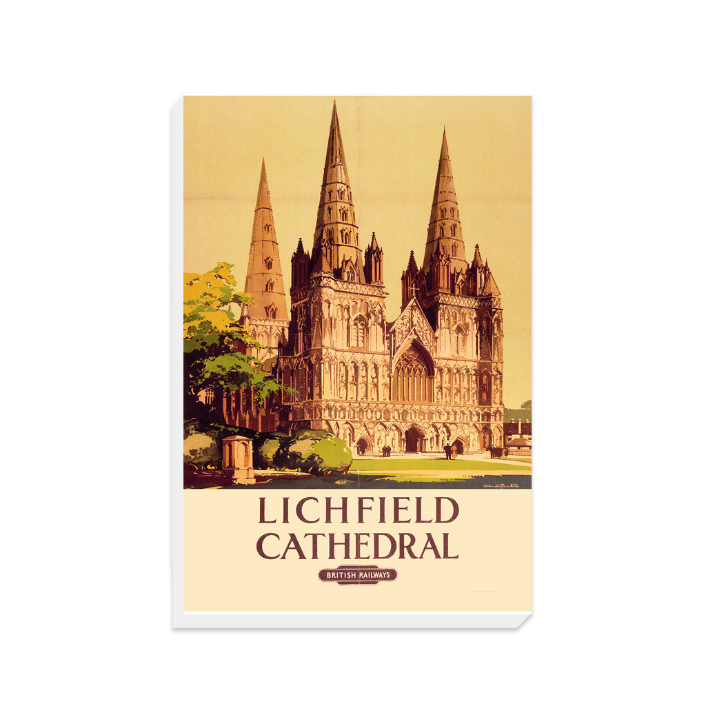 Lichfield Cathedral - British Railways - Canvas – Railway Posters