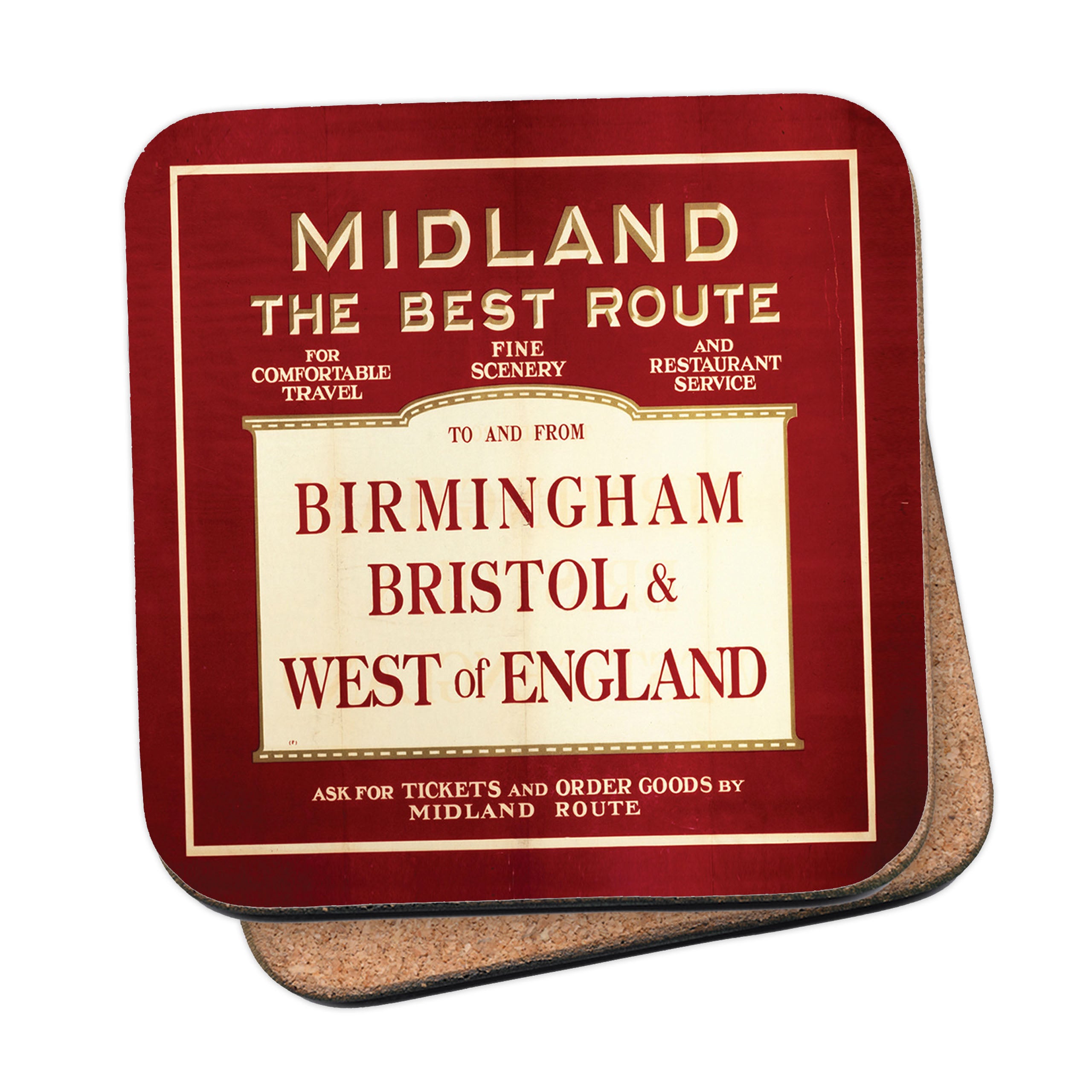 Midland - Birmingham, Bristol and West of England Coaster – Railway Posters