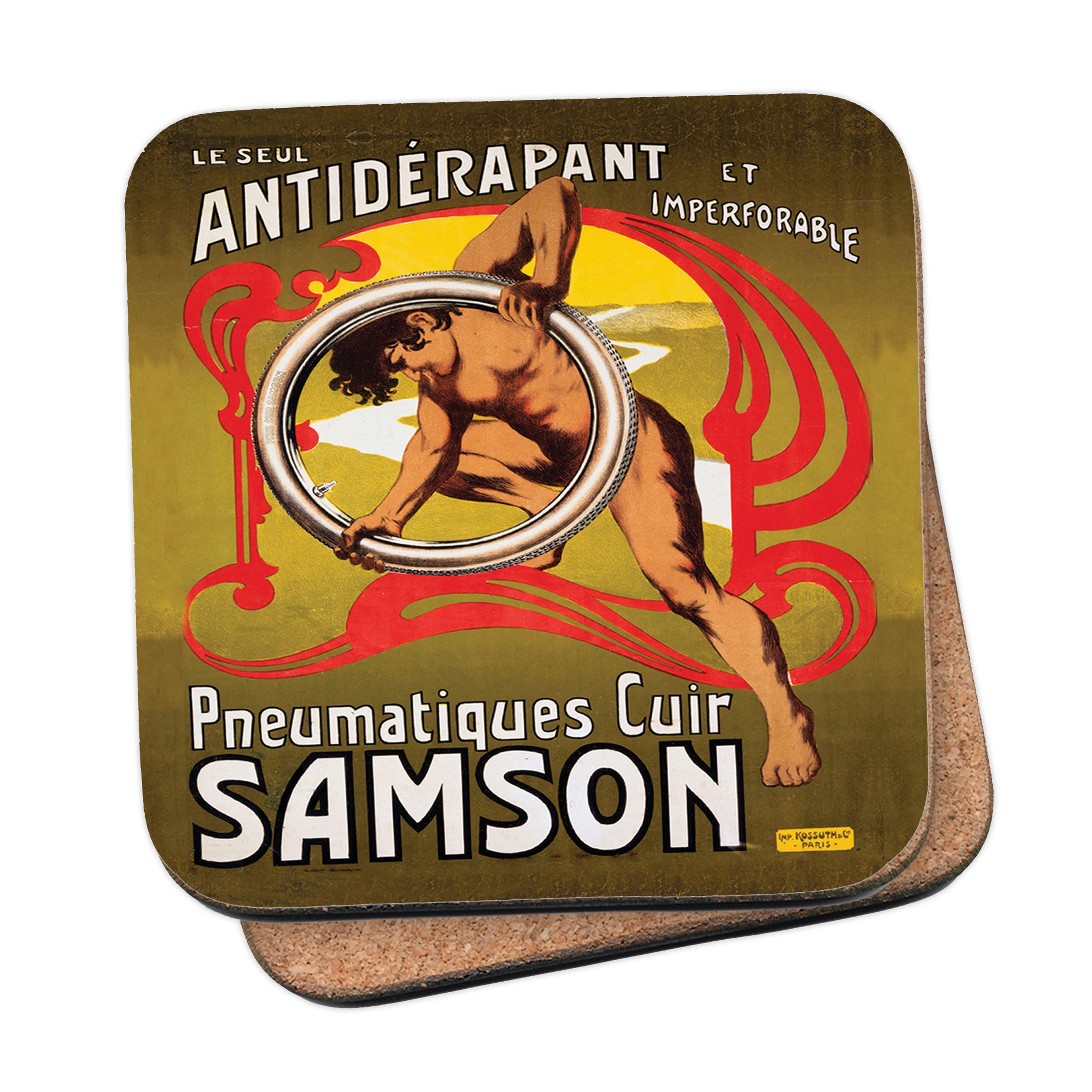 Pneumatiques Cuir Samson Coaster – Railway Posters