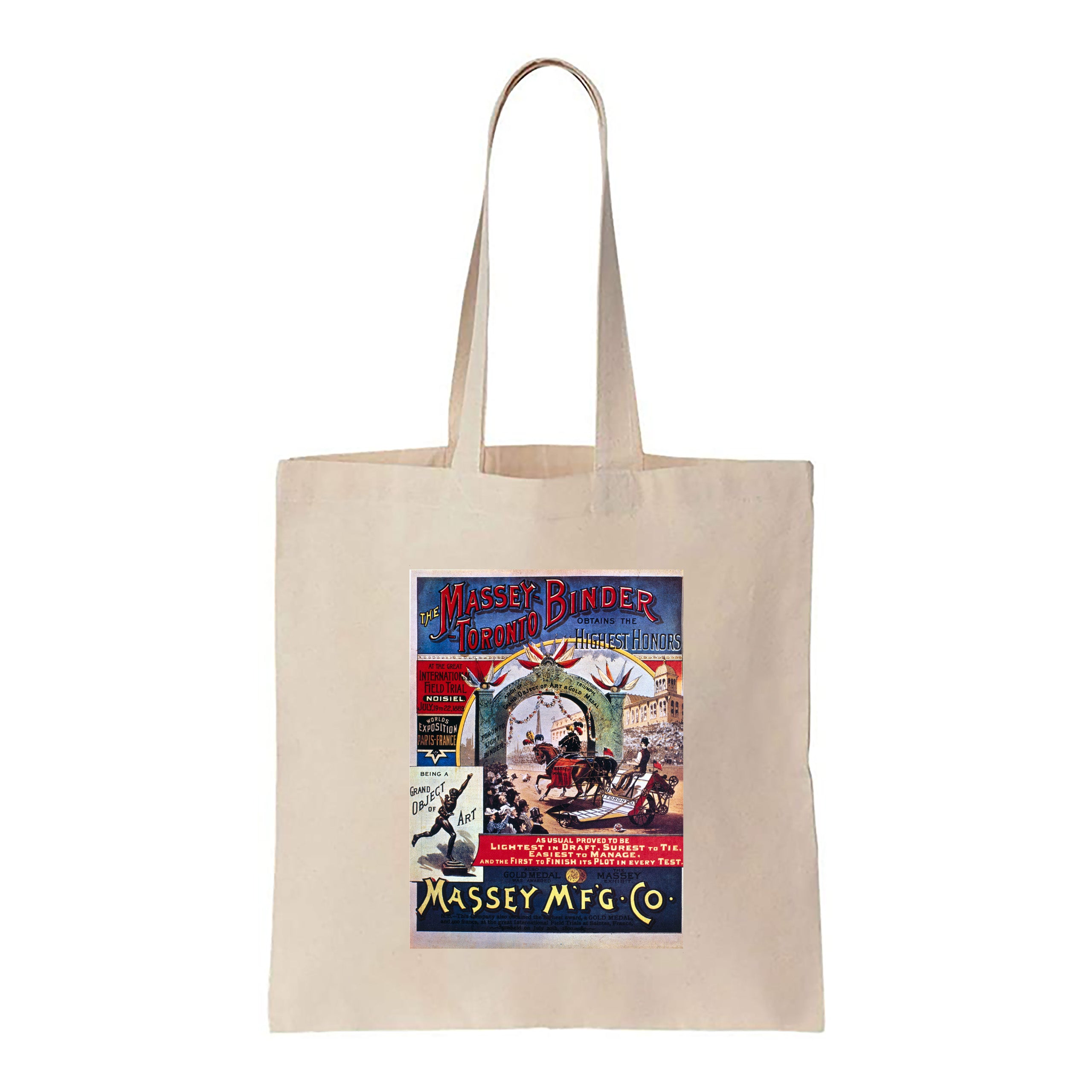 Massey-Toronto Binder - MFG Co - Canvas Tote Bag – Railway Posters