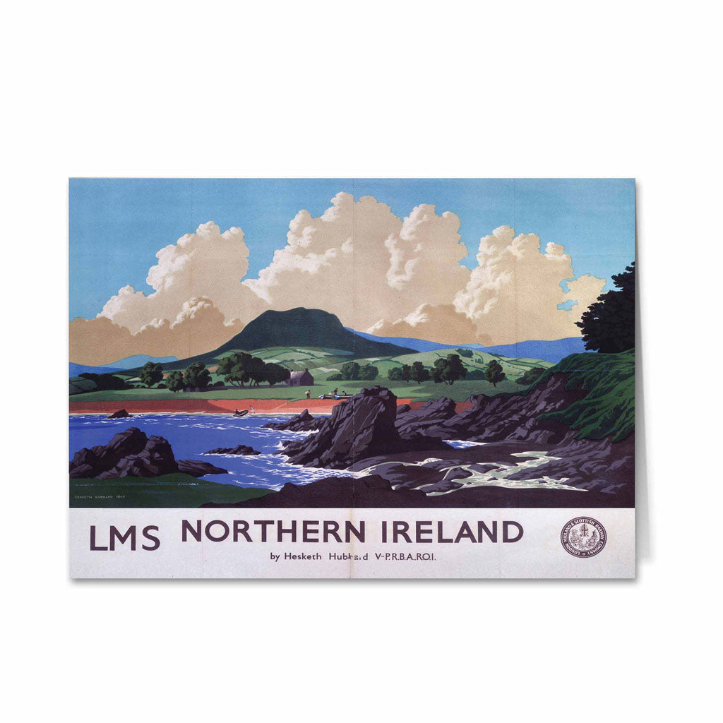 Northern Ireland - LMS Greeting Card – Railway Posters