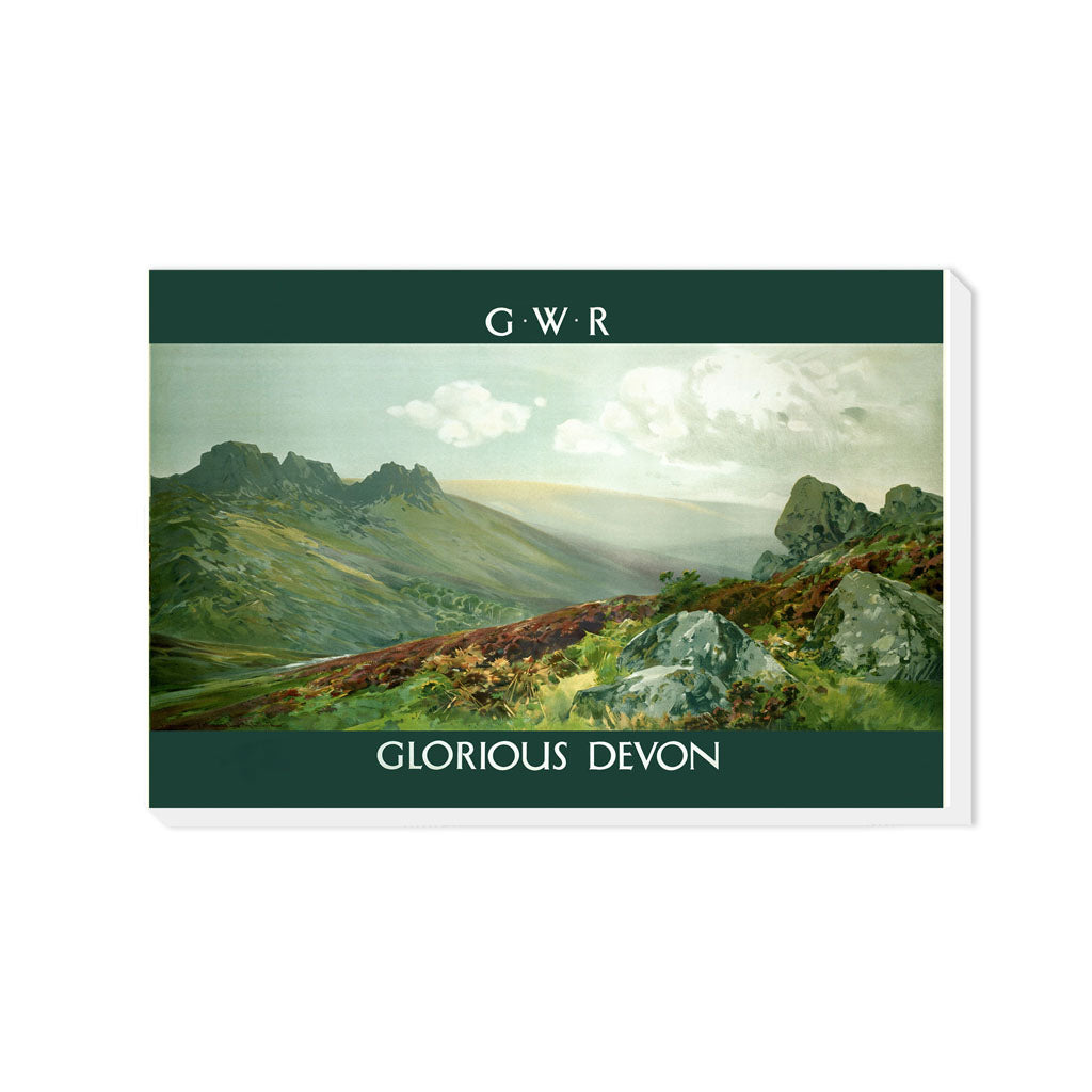 Glorious Devon - GWR - Canvas – Railway Posters