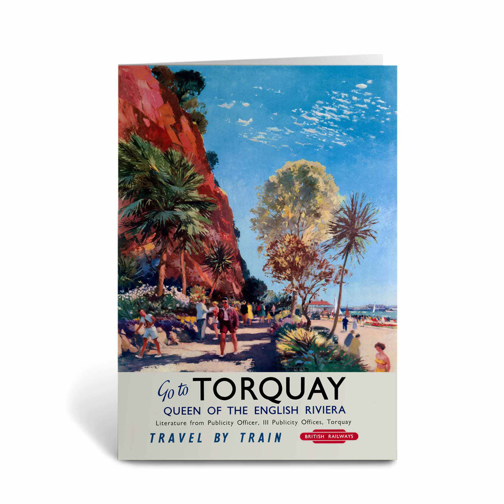 Go to Torquay - Queen of the English Riviera Greeting Card – Railway ...