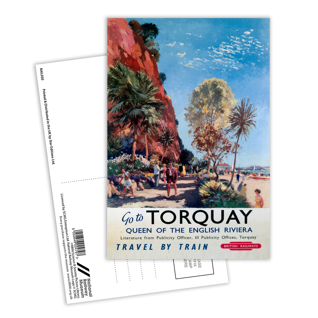 Go to Torquay - Queen of the English Riviera Postcard Pack of 8 ...
