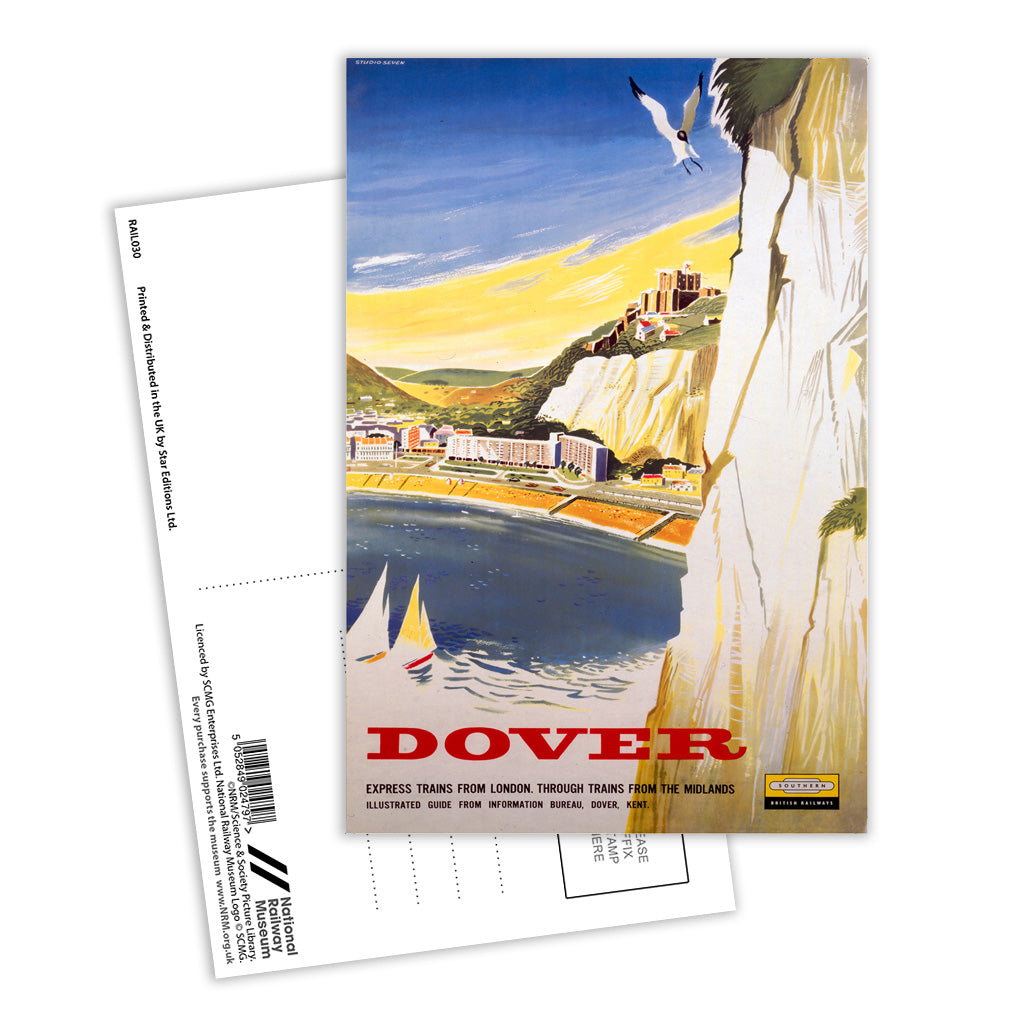Dover - Southern Railway Postcard Pack of 8 – Railway Posters