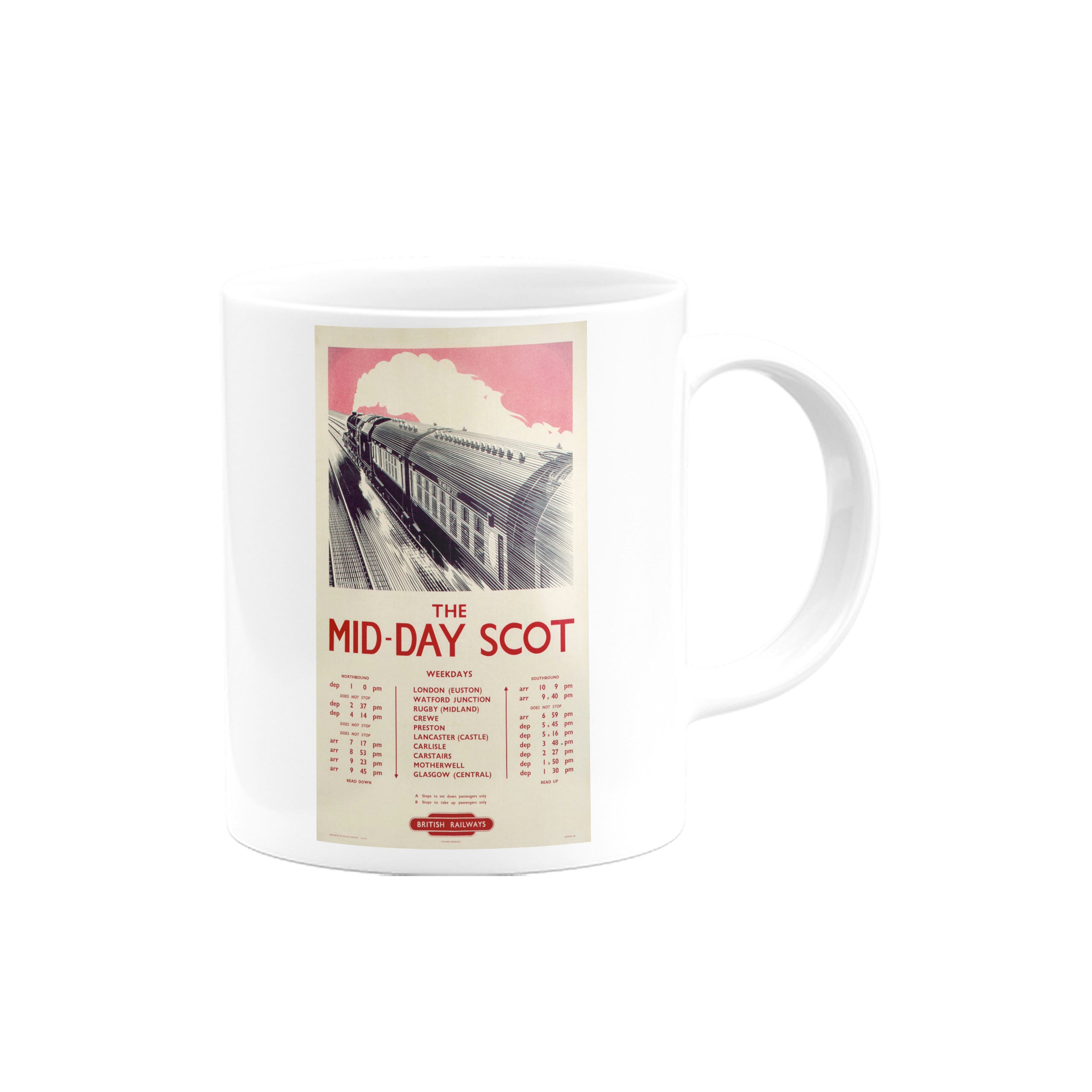 The Mid-Day Scot Mug – Railway Posters