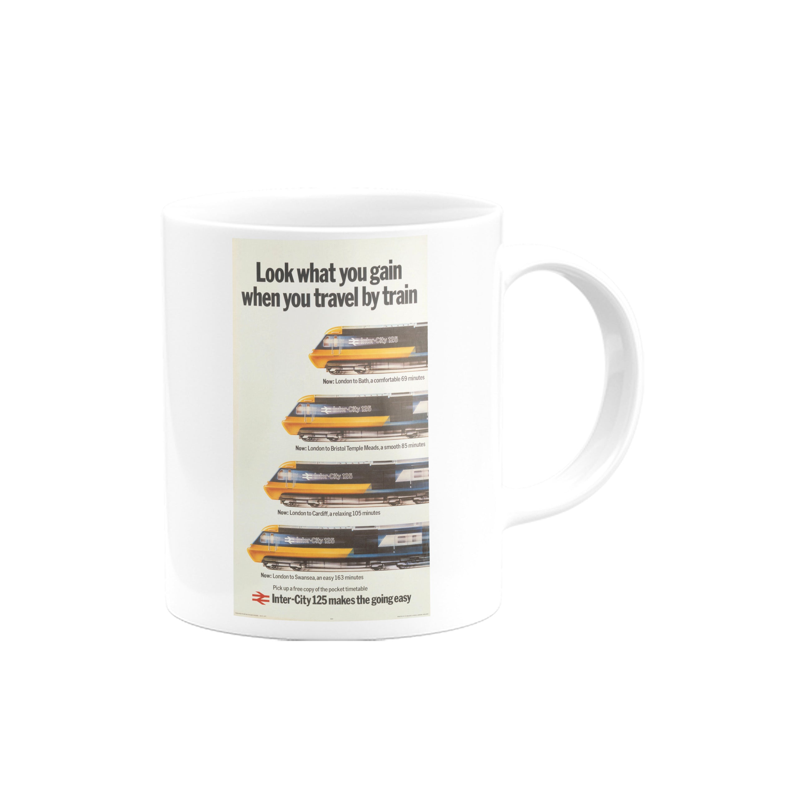 Look what you gain - InterCity Mug – Railway Posters