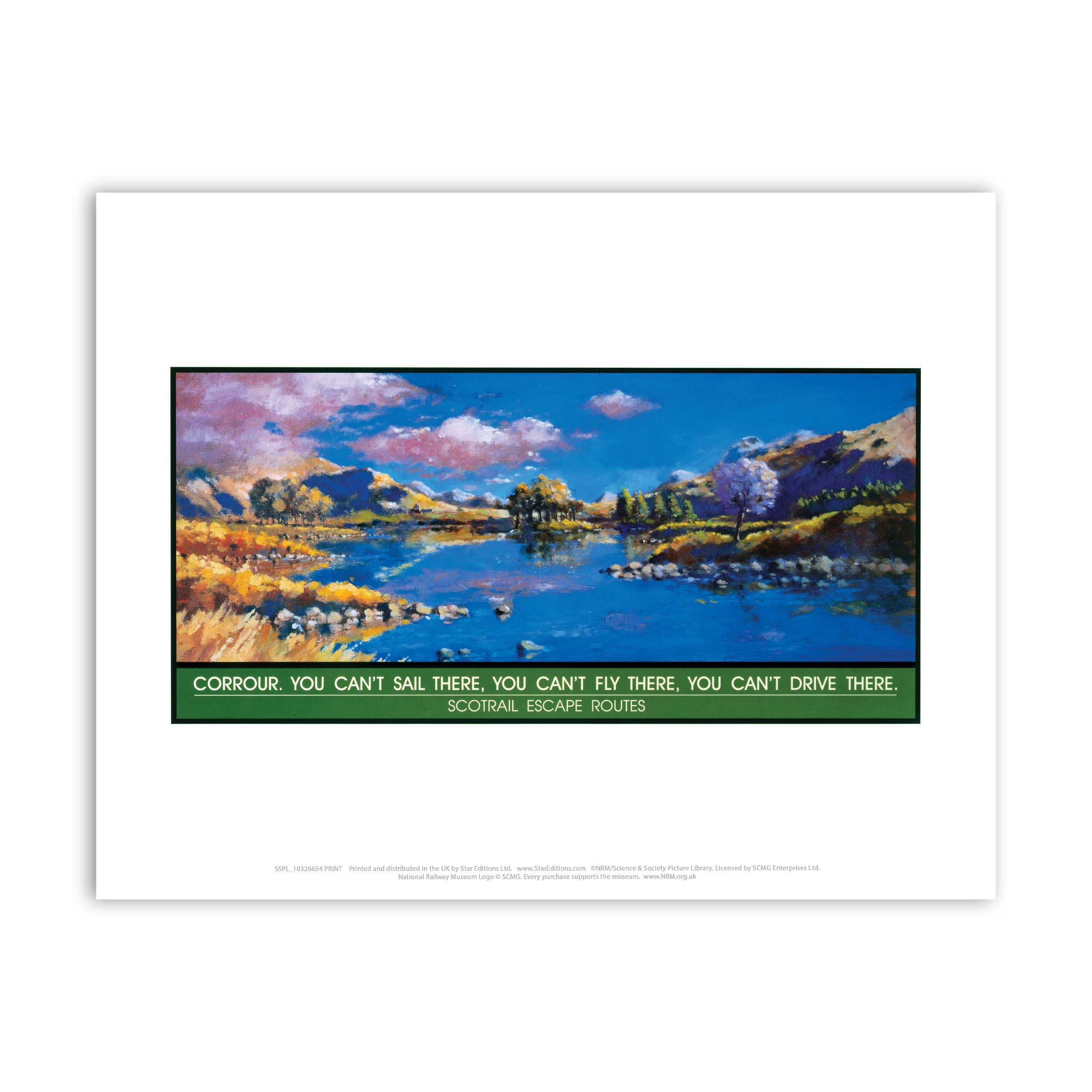Scotrail Escape Routes Art Print – Railway Posters
