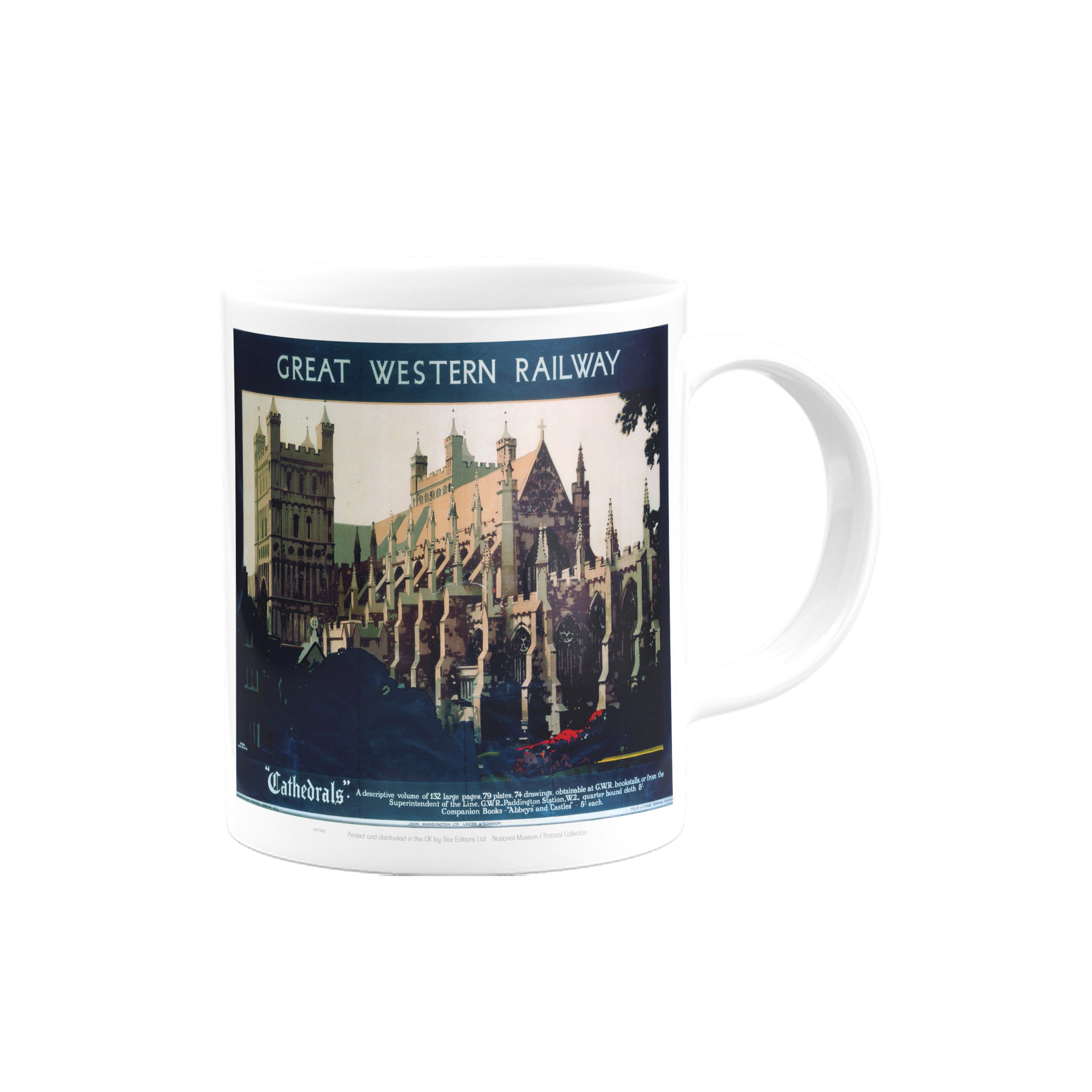 Great Western Cathedrals - Fred Taylor Mug – Railway Posters