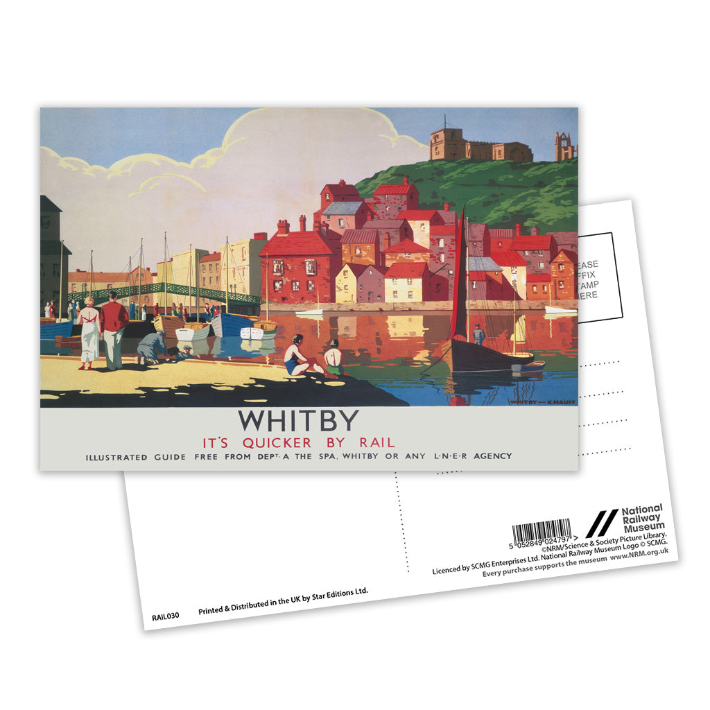 Whitby Postcard Pack of 8 – Railway Posters